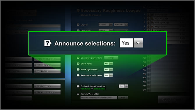 The PrimeTime Draft Experience | Fantasy Football Draft Board Software ...