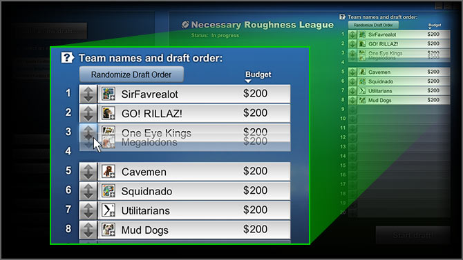 The PrimeTime Draft Experience | Fantasy Football Draft Board Software ...